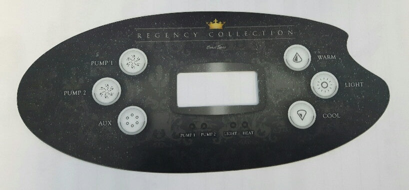 Overlay for TP600 REGENCY – Coast Spas Hot Tubs